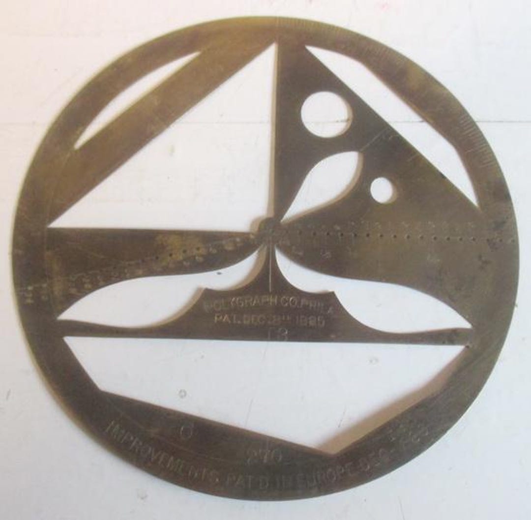 Antique Mathematic Instrument Brass Polygraph - Etsy
