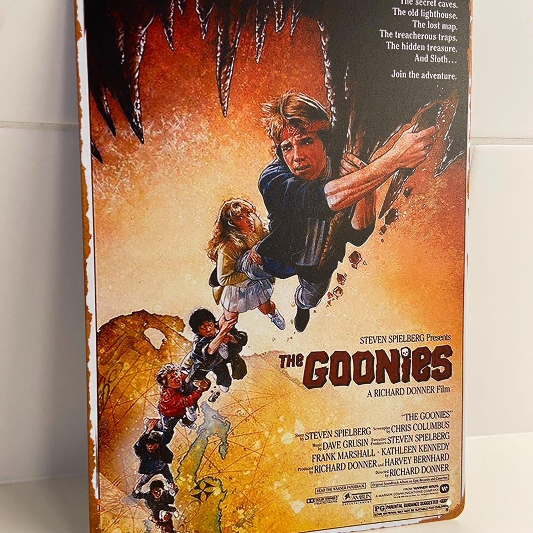 Movie Poster Tin Sign the Goonies Movie Poster Vintage Style Bar ...
