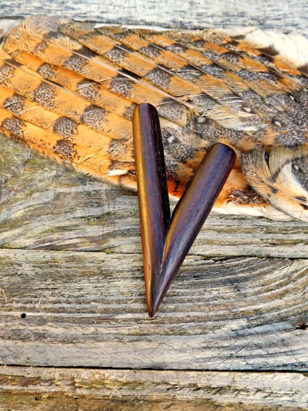 Kuripe Rapé Self-applicator Pipe Made From Dark Sono Wood High Quality ...