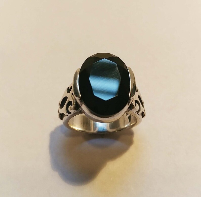 Silpada Ring / Size 6 Ring / Onyx Ring / Sterling Silver / - Etsy