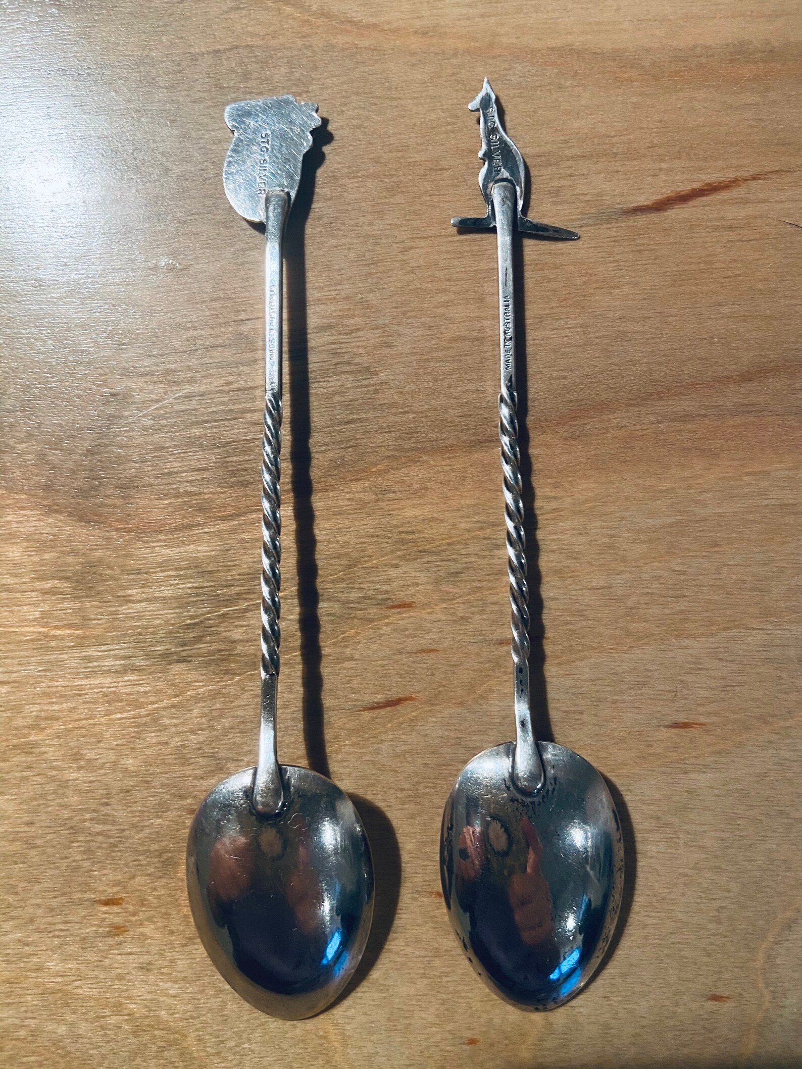 Koala and Kangaroo Vintage Sterling Demitasse Spoons - Etsy