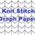 Knit Stitch Graph Paper Bundle Colorwork Grids Design Your Own ...