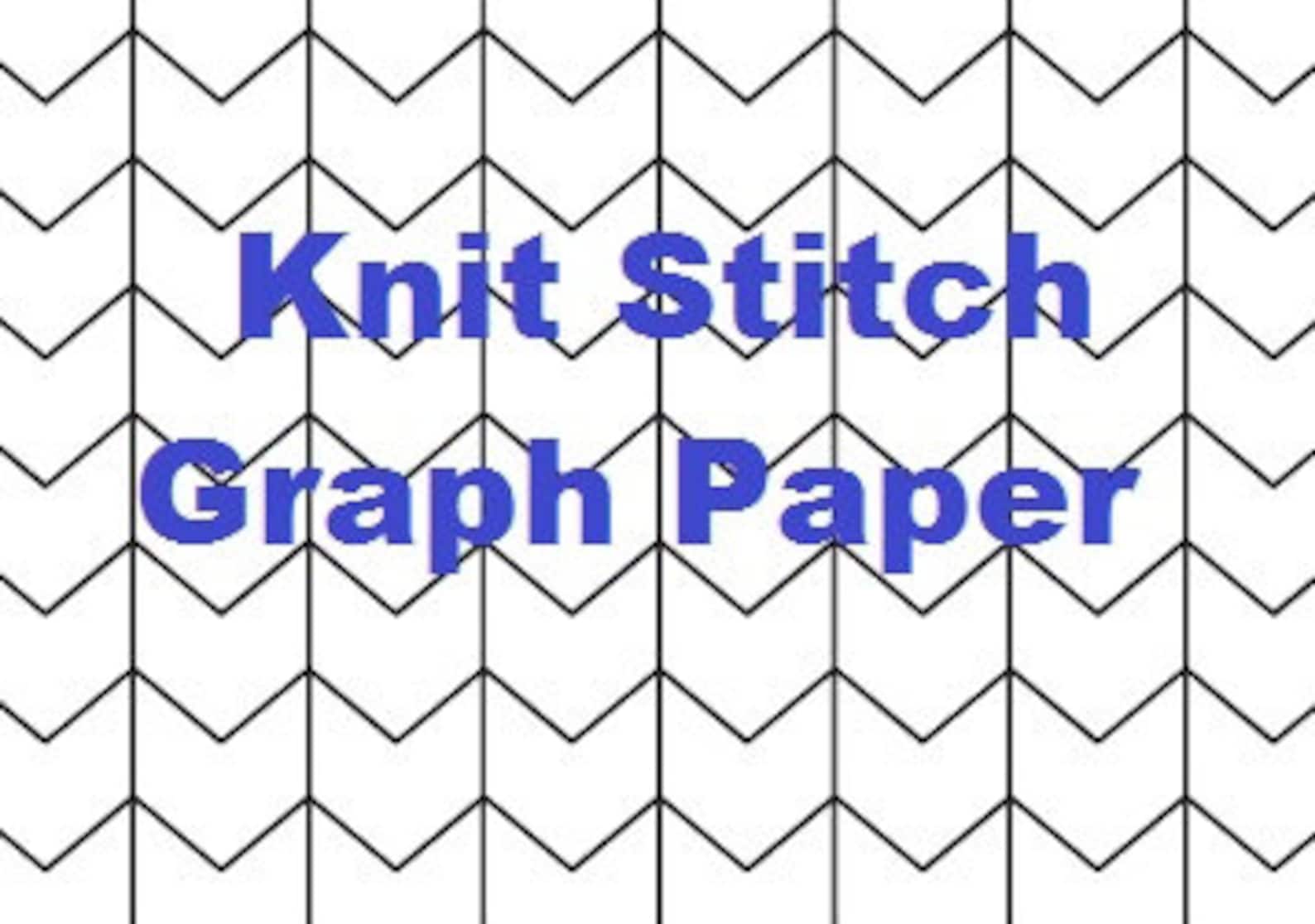 Knit Stitch Graph Paper Bundle Colorwork Grids Design Your - Etsy
