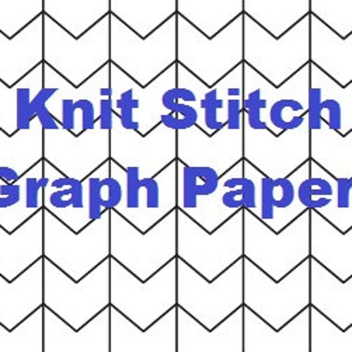 Knit Stitch Graph Paper Bundle Colorwork Grids Design Your - Etsy