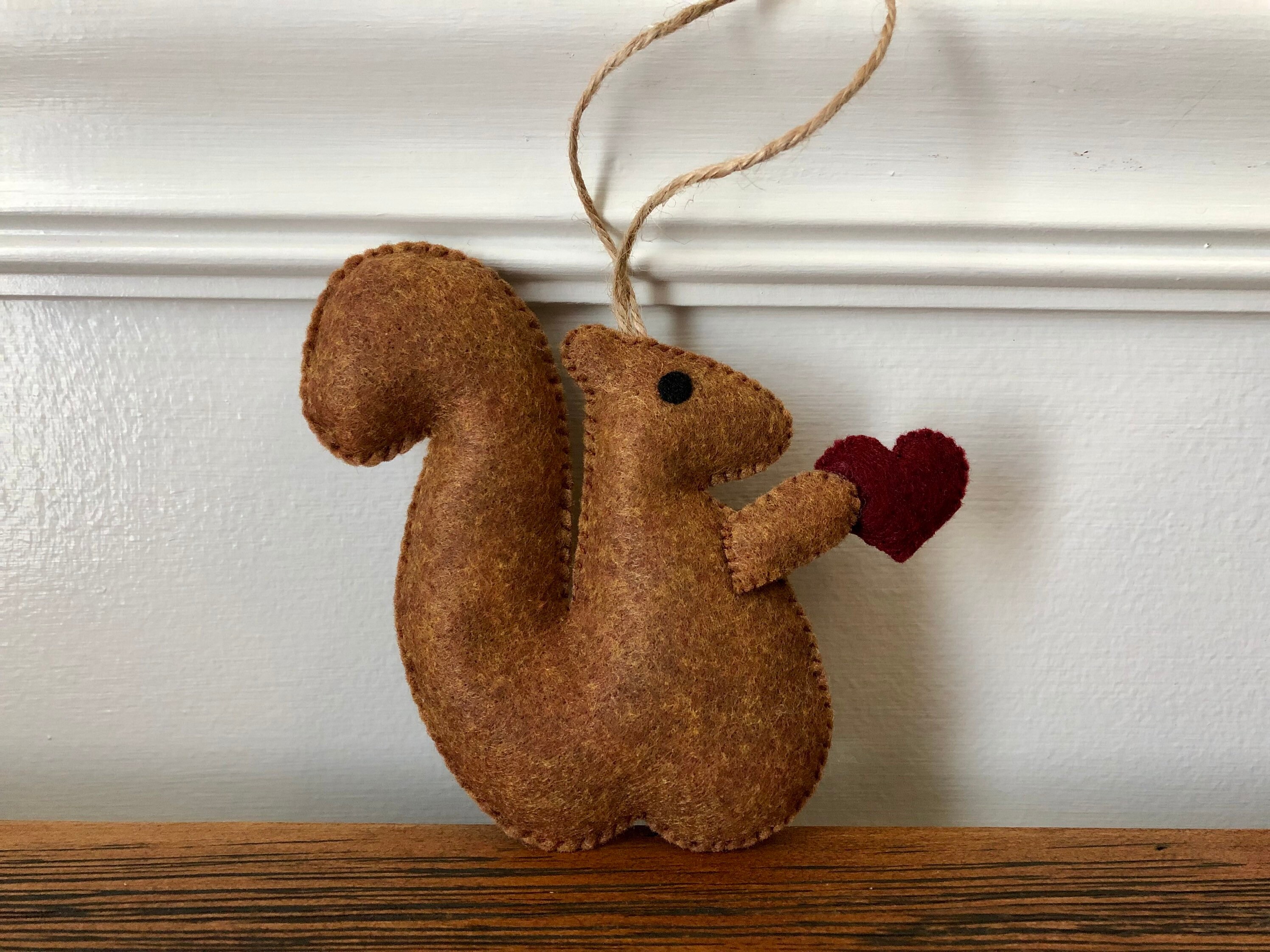 Squirrel Ornament Red Squirrel Gray Squirrel Animal Ornament | Etsy