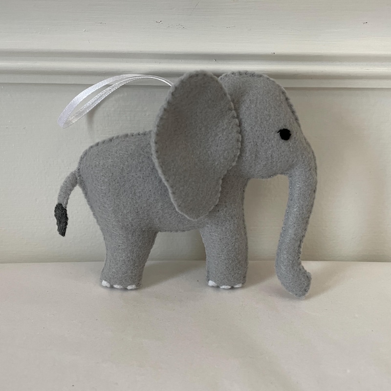 Blue Gray Elephant - Etsy