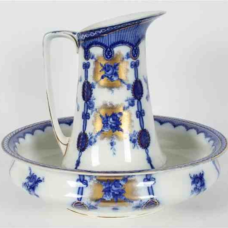 Flow Blue Pitcher - Etsy