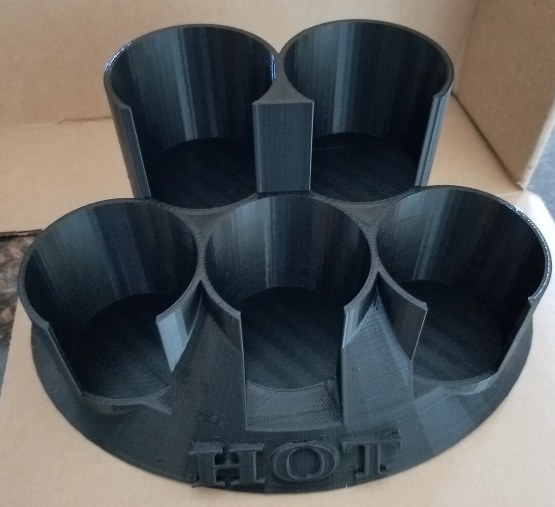 HOT Sauce Bottle Holder With "hot" Printed on Front // Kitchen ...