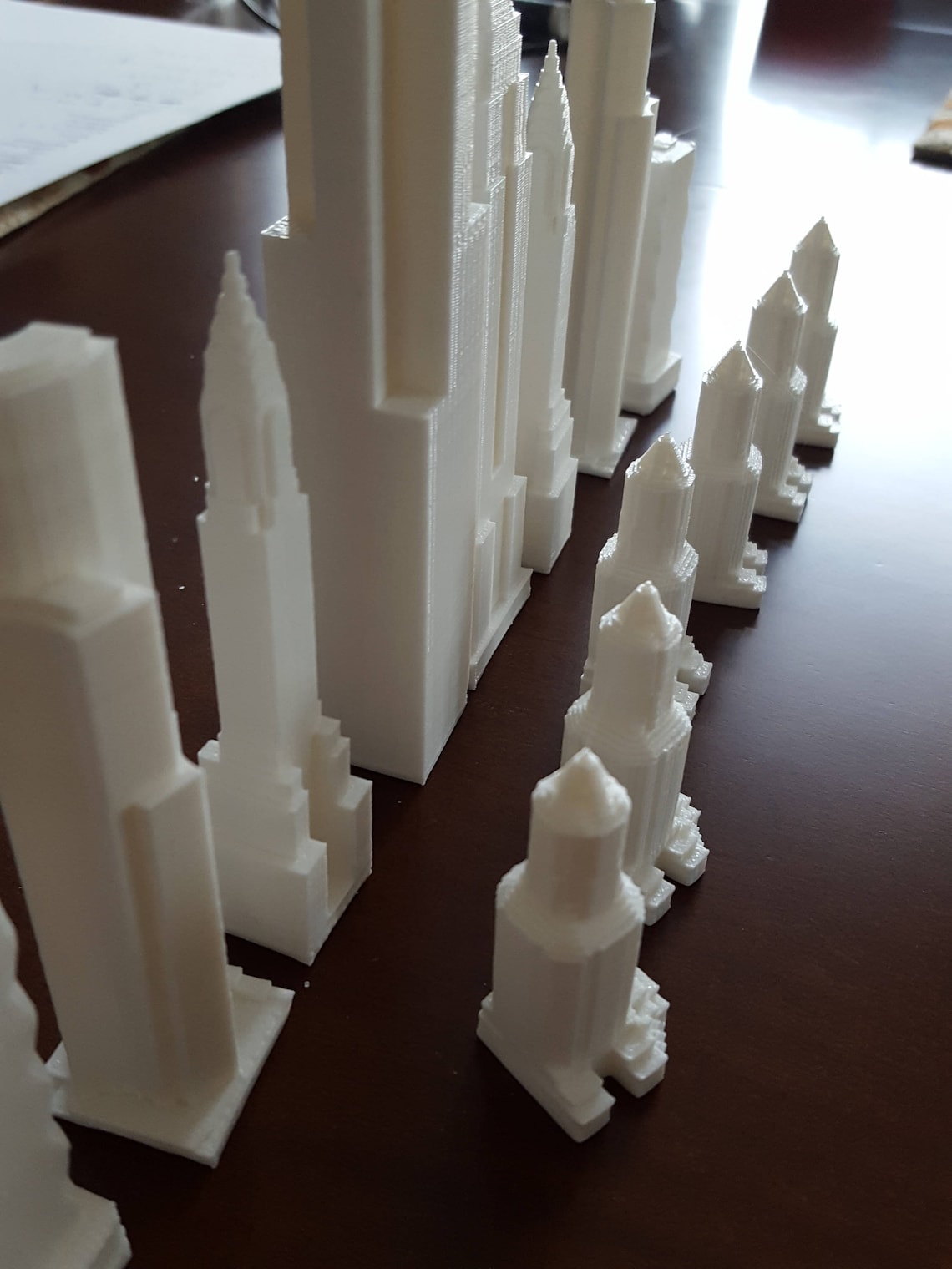 Skyscraper Chess Set // 3D Printed // Custom Building Chess | Etsy UK