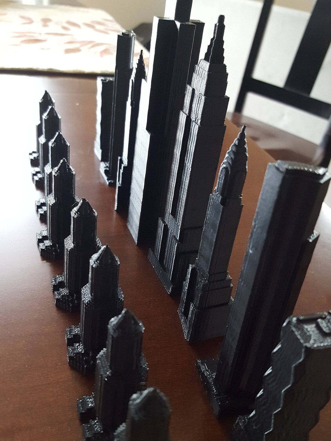 Skyscraper Chess Set // 3D Printed // Custom Building Chess | Etsy UK