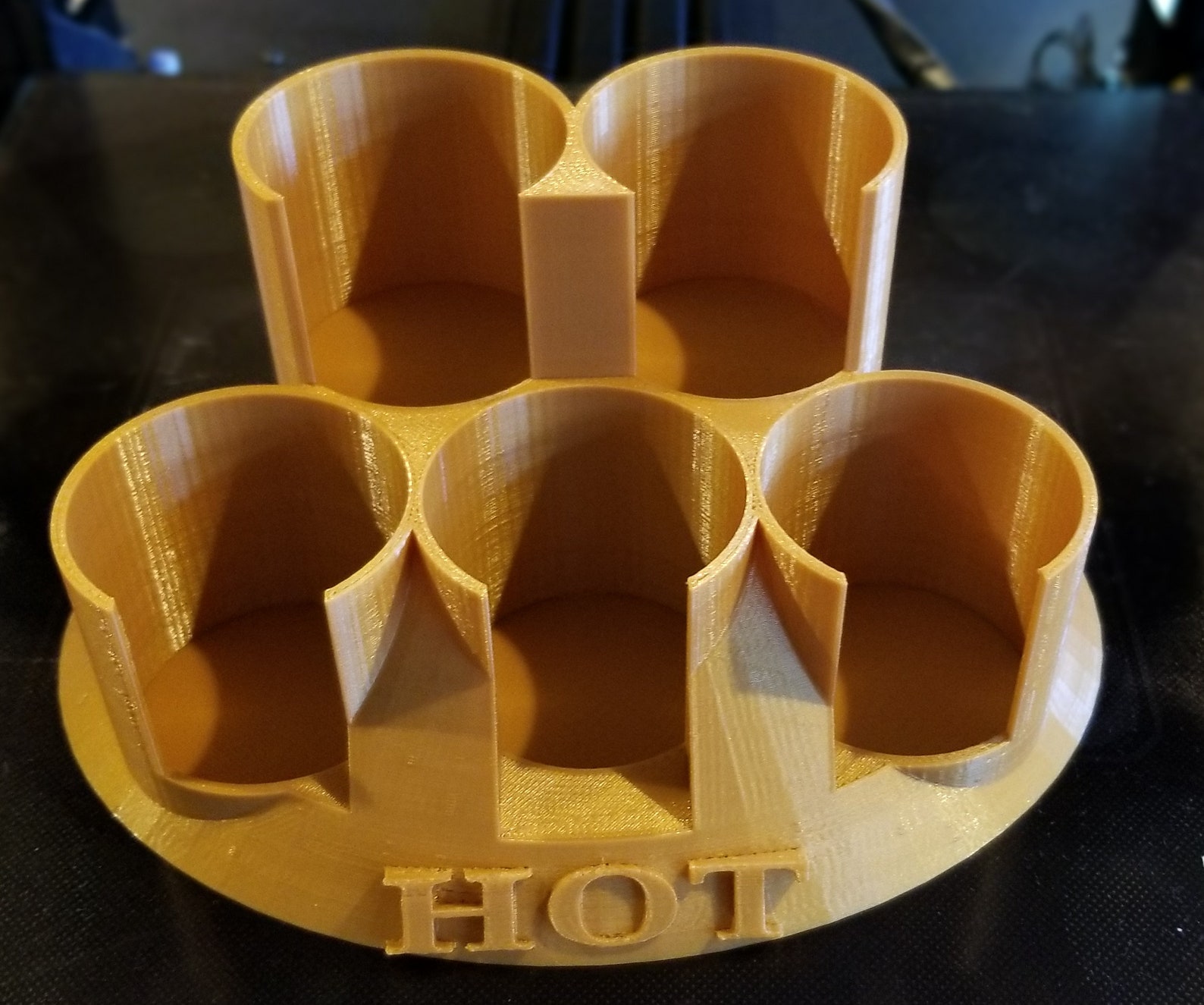 HOT Sauce Bottle Holder With "hot" Printed on Front // Kitchen ...