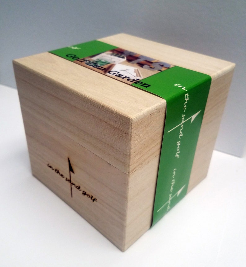 Wood Box Golf Mug Zen Garden - Etsy