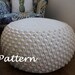 CROCHET PATTERN Diy Tutorial XL Large Crochet Pouf Poof | Etsy
