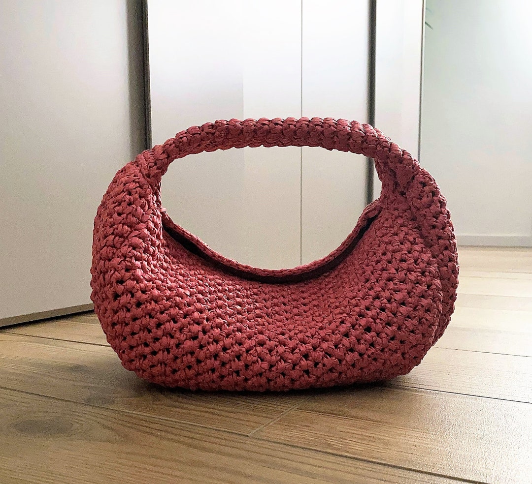CROCHET PATTERN MATERA Crochet Bag Pattern Raffia Bag Crochet Purse ...