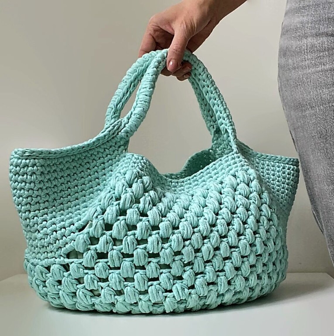 CROCHET PATTERN Valencia Bag Crochet Bag Tote Pattern Crochet Purse ...