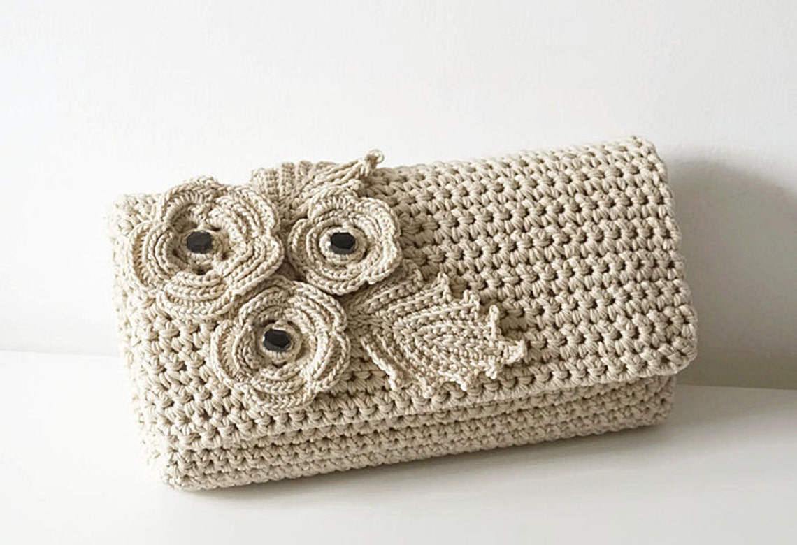 CROCHET PATTERN Crochet Bag Pattern Crochet Purse Pochette Pattern ...