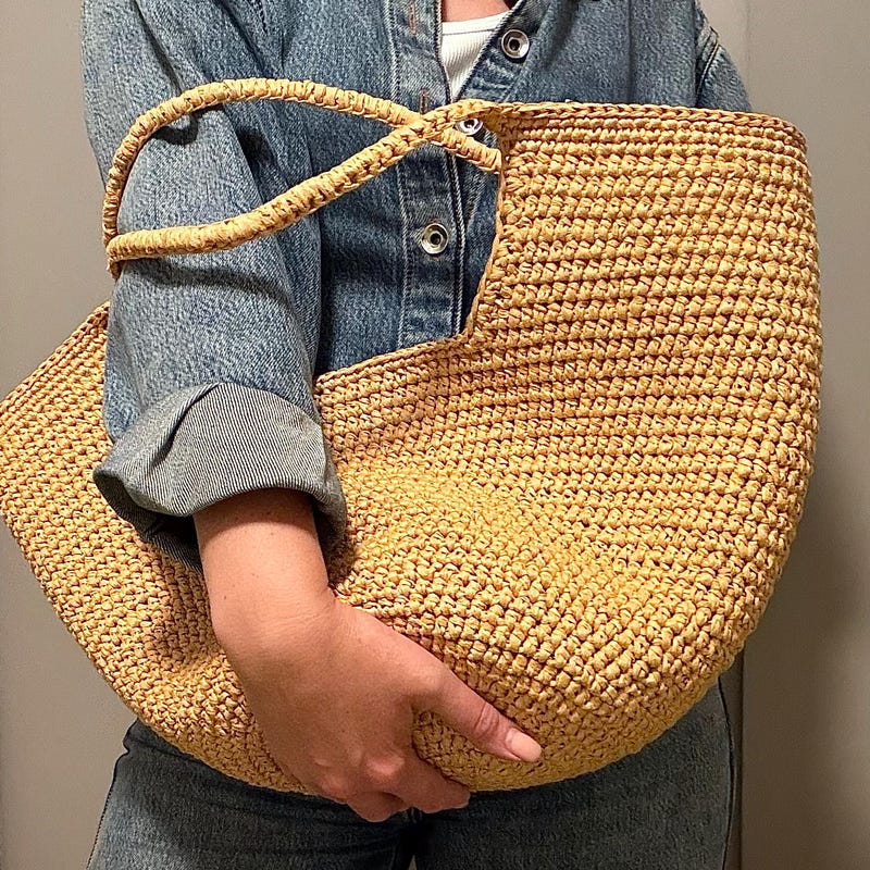 Raffia Womens Summer Bag - Etsy