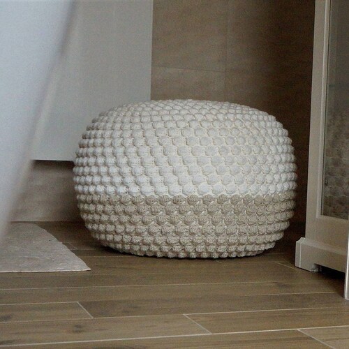 CROCHET PATTERN Super Chunky Giant Pouf Diy Tutorial XL Large - Etsy
