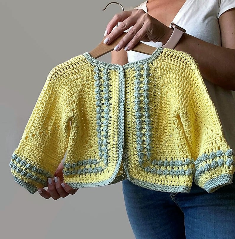 CROCHET PATTERN Mom and Me Greer Women Cardigan Cardi Kids - Etsy