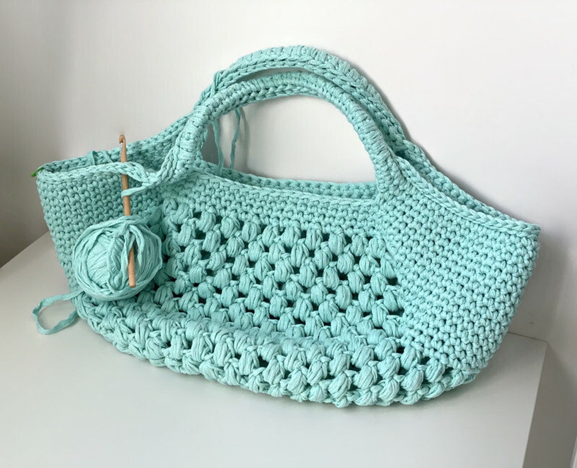 CROCHET PATTERN Valencia Bag Crochet Bag Tote Pattern Crochet Purse ...