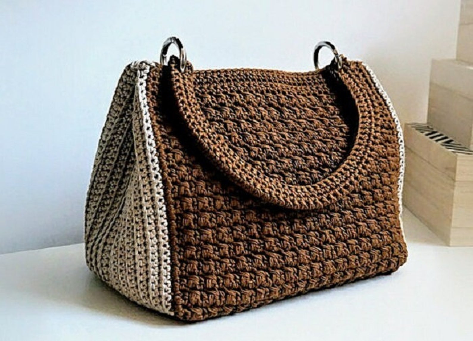 CROCHET PATTERN Crochet Bag Pattern Tote Pattern Crochet Purse Woman ...