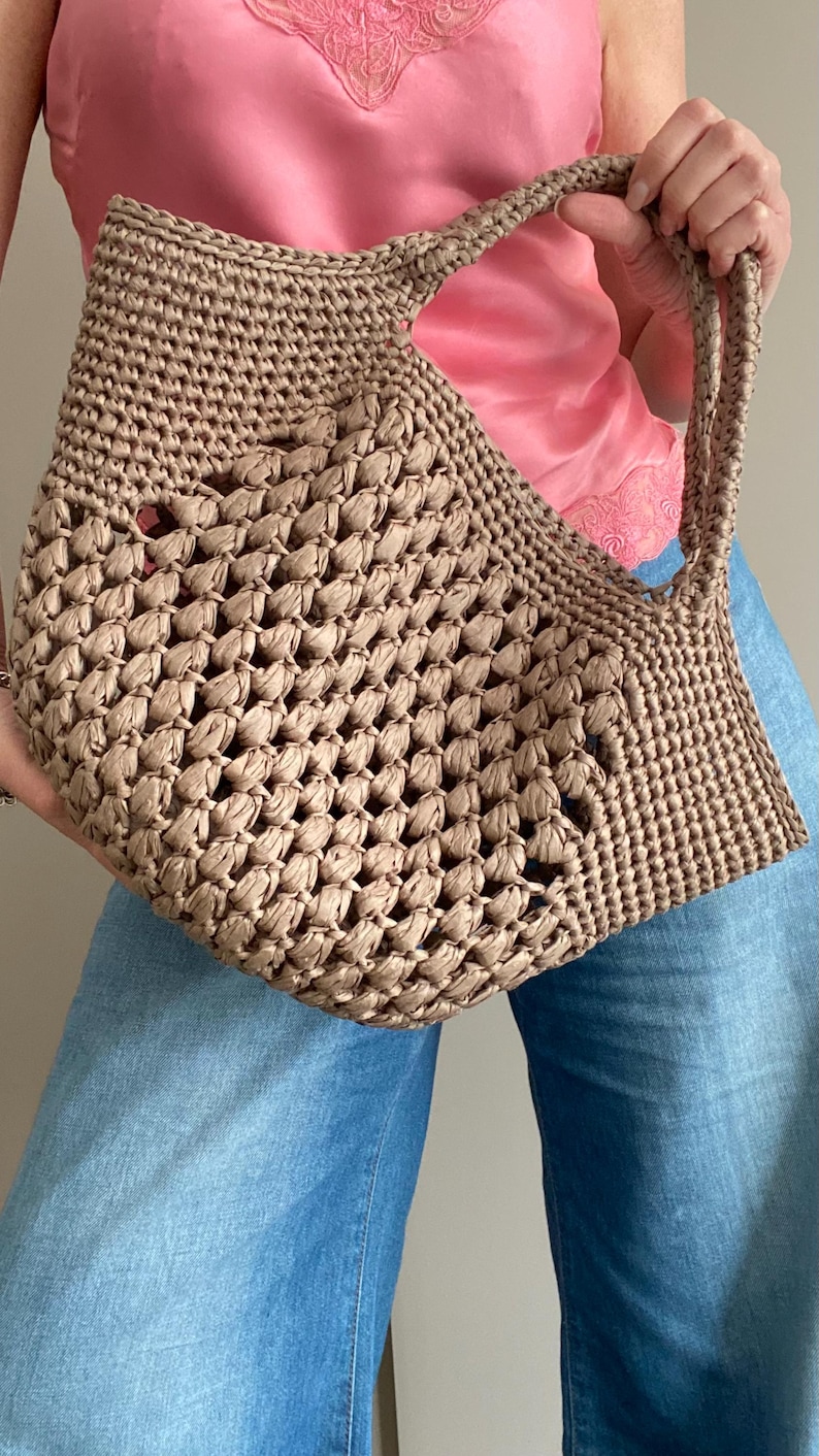 CROCHET PATTERN Valencia Bag Crochet Bag Tote Pattern Crochet Purse ...