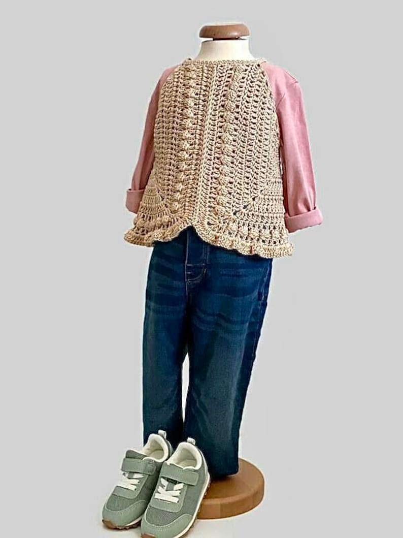 CROCHET PATTERN Liv Granny Square Top Child Crochet Baby - Etsy