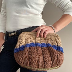 CROCHET PATTERN VENUS Clic Clac Bag Crochet Bag Pattern Wool Bag ...