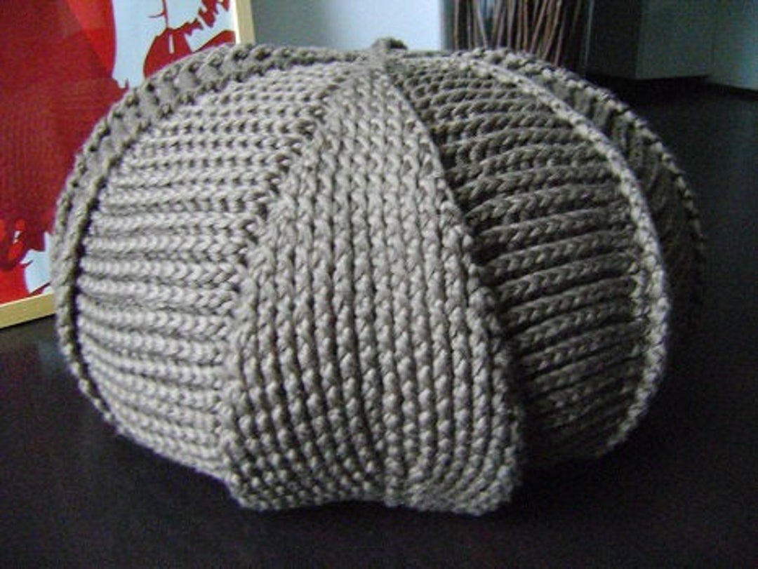 CROCHET PATTERN PDF Pattern Large Crochet Pouf Poof, Ottoman, Footstool ...