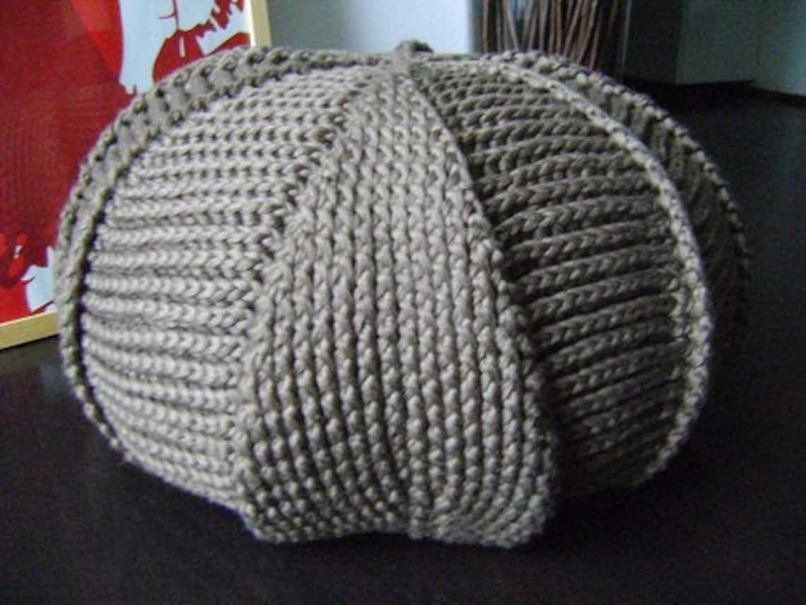 CROCHET PATTERN PDF Pattern Large Crochet Pouf Poof, Ottoman, Footstool ...