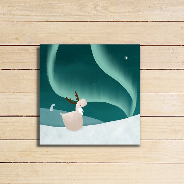 Northern Lights Birthday Card - Etsy