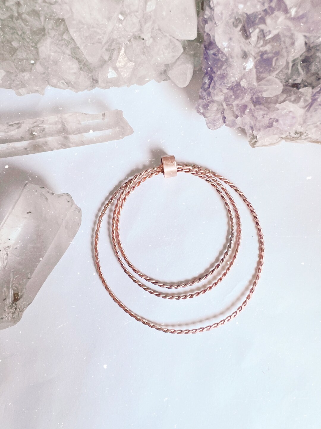 Tensor Ring Copper Pendant, Energy Tools, Necklace - Etsy