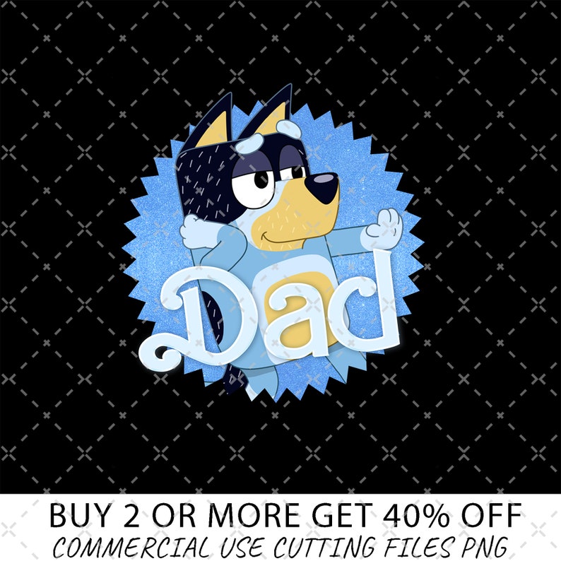 Bluey Barbie Poster Dad Png, Bluey Funny PNG, Bluey Family Png, Decal ...