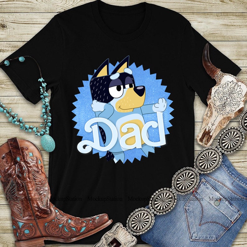 Bluey Barbie Poster Dad Png, Bluey Funny PNG, Bluey Family Png, Decal ...