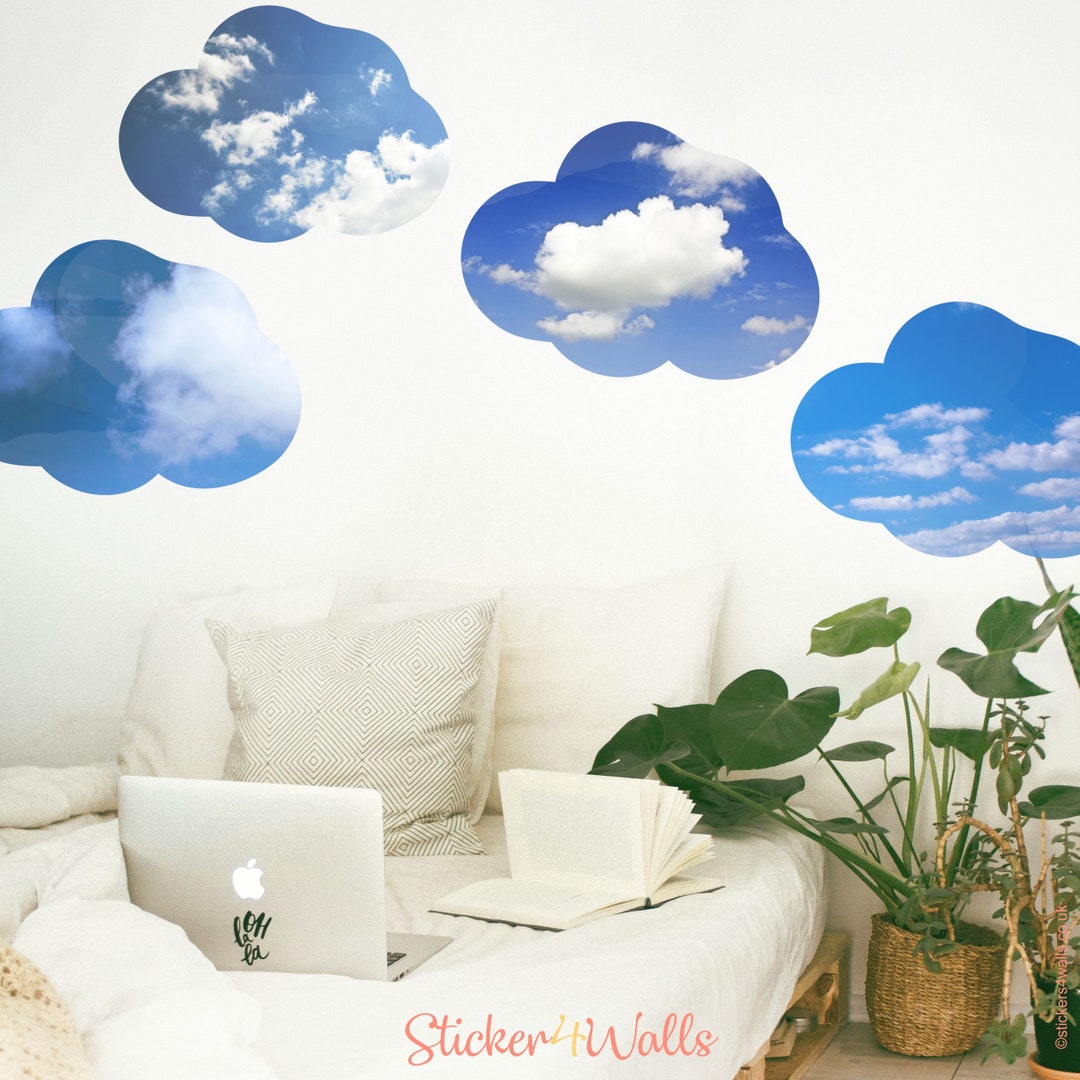 Cloud Wall Stickers, Fabric Wall Art for Walls, Ceilings, Dormers ...
