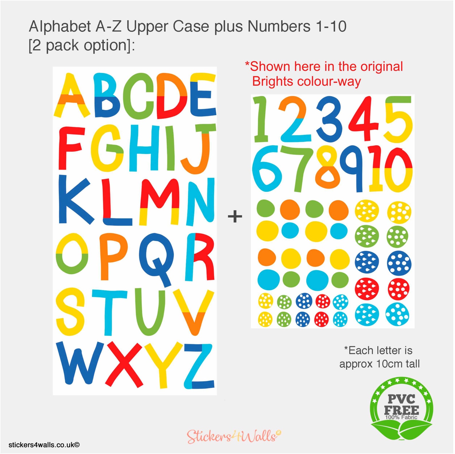 Reusable Alphabet Fabric Wall Stickers Number and Letter Wall - Etsy UK