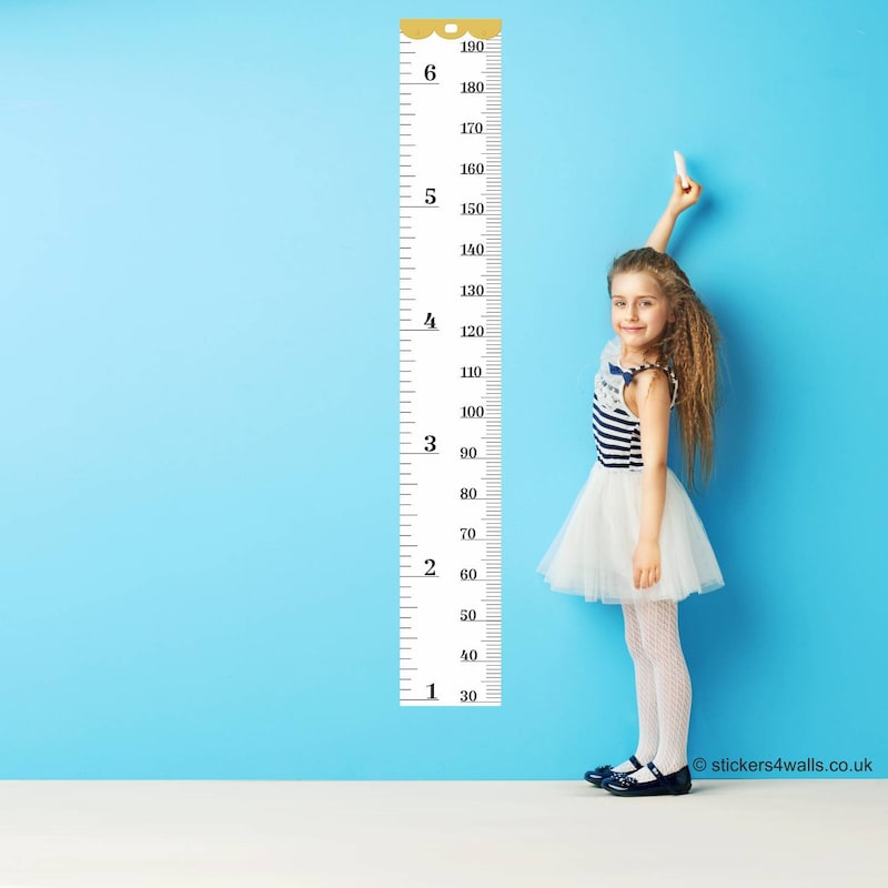 Height Chart Decal - Etsy Australia