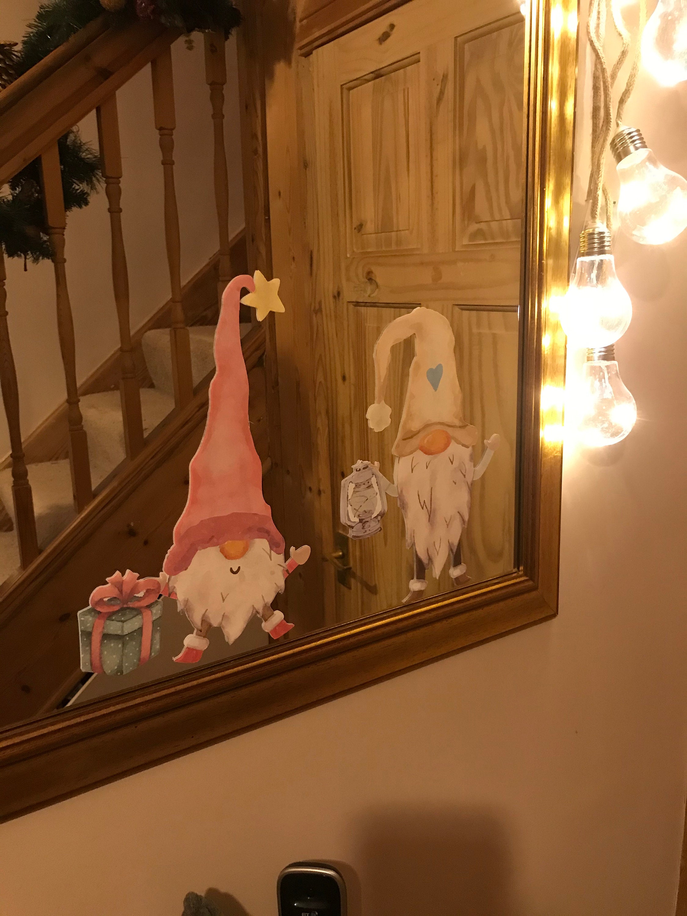 Reusable Large Nordic Gnome Trio Window Decorations Christmas - Etsy UK
