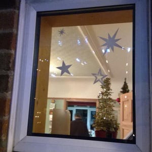 Reusable Star Window Stickers, Window Cling Decorations, Wedding ...