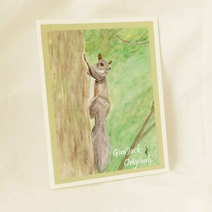 Original Art Blank Notecards, Note Cards, Squirrel, Watercolor - Etsy