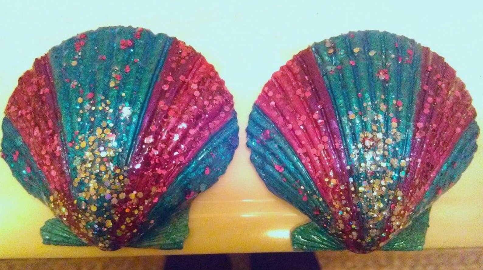 Fancy Detailed CUSTOM ORDER Hand Painted Sea Shell Mermaid - Etsy