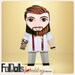 Cool Paper Groom - Illustrated 3D DIY Paper Craft Doll - Wedding Decor ...