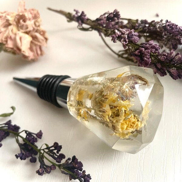 Flower Wine Stopper - Etsy