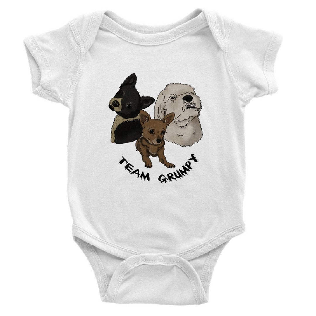 Team Grumpy Baby Short Sleeve Bodysuit - Etsy