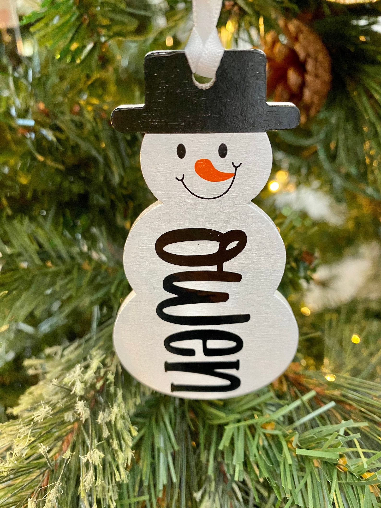 Snowman Name Tags, Christmas Name Tags for Stockings, Holiday Name Tags ...