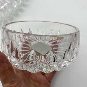 Gorham Althea Lead Crystal Bowl Crystal Diamond Pattern Bowl - Etsy