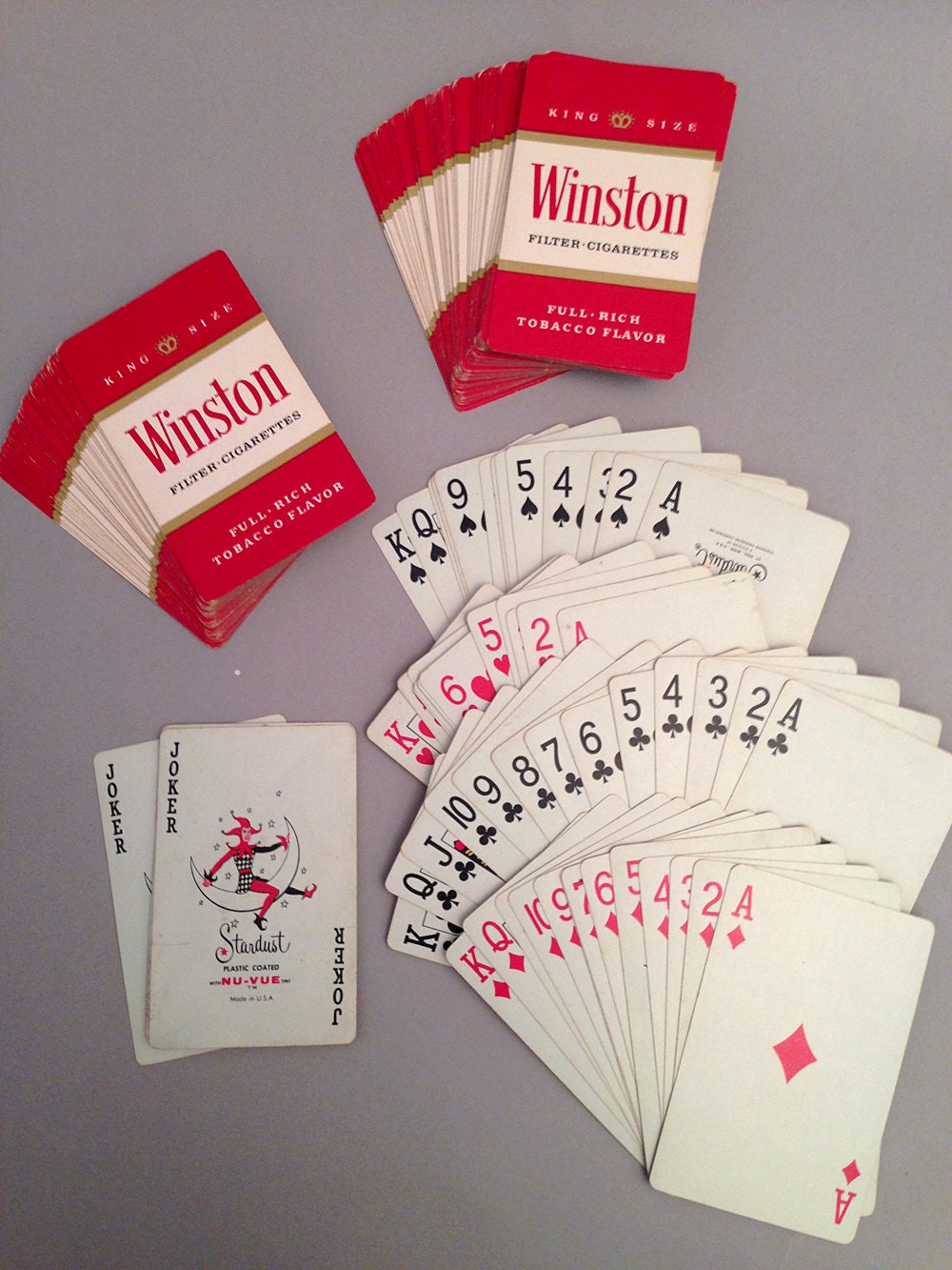 Winston Brand Cigarettes Playing Cards Three Sets Playing | Etsy