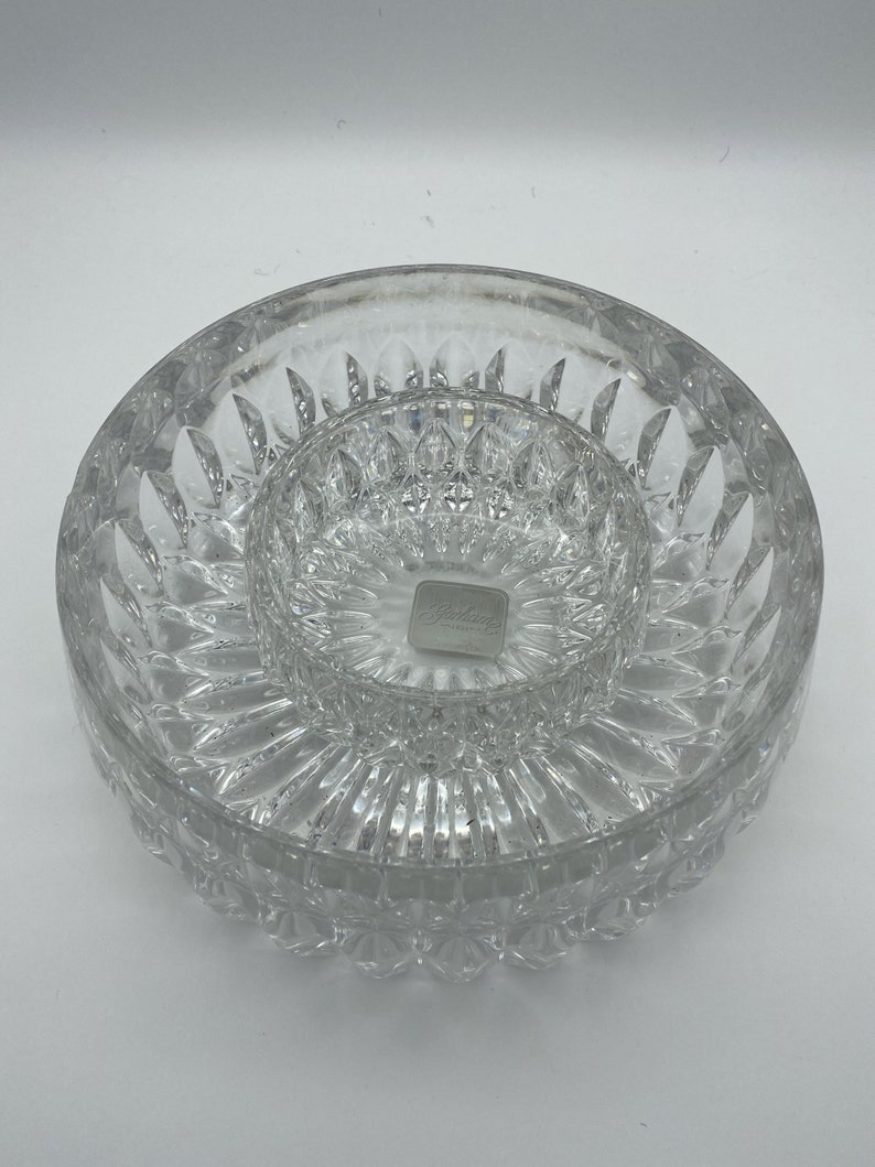 Gorham Althea Lead Crystal Bowl Crystal Diamond Pattern Bowl - Etsy