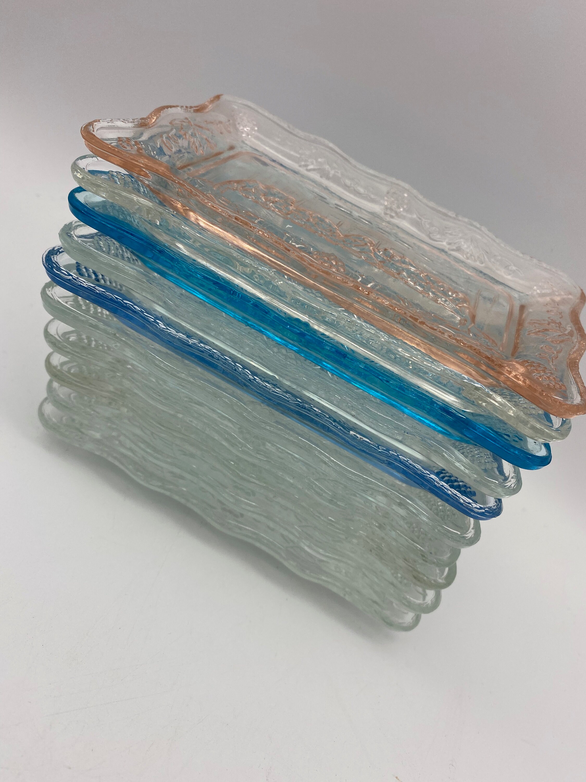 Tiara Last Supper Dish Indiana Glas Company Tiara Butter Dish Tiara ...