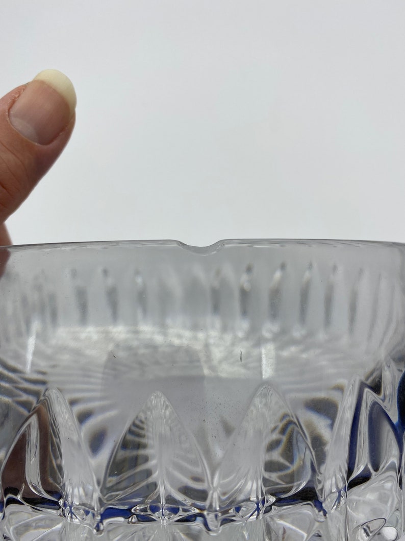 Gorham Althea Lead Crystal Bowl Crystal Diamond Pattern Bowl - Etsy